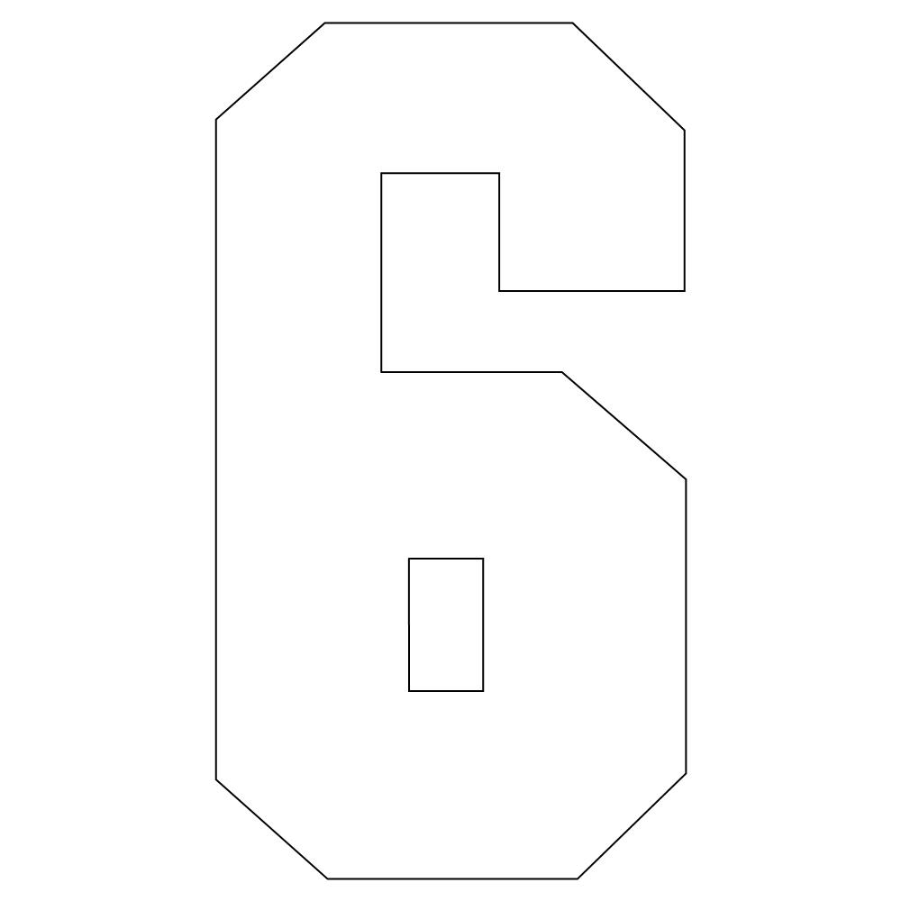 Block Letter Font Numbers